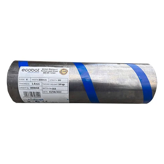 LEAD - CODE 4 300MM X 6M - Chartway Building Supplies