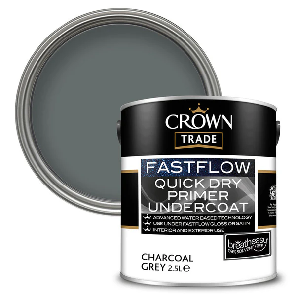 CROWN FASTFLOW QD PRIMER UNDERCOAT 2.5L - CHARCOAL GREY - Chartway ...