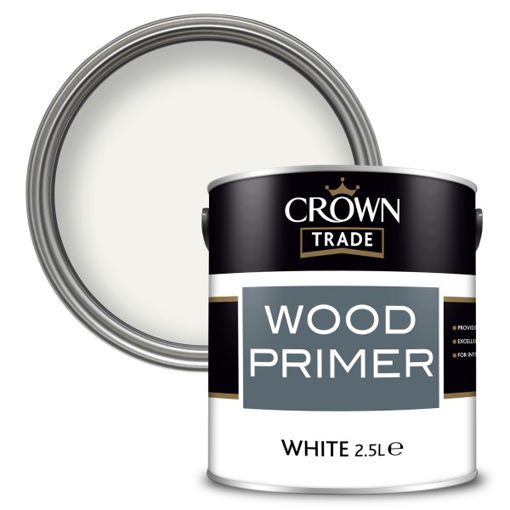 CROWN WOOD PRIMER 2.5L - WHITE - Chartway Building Supplies