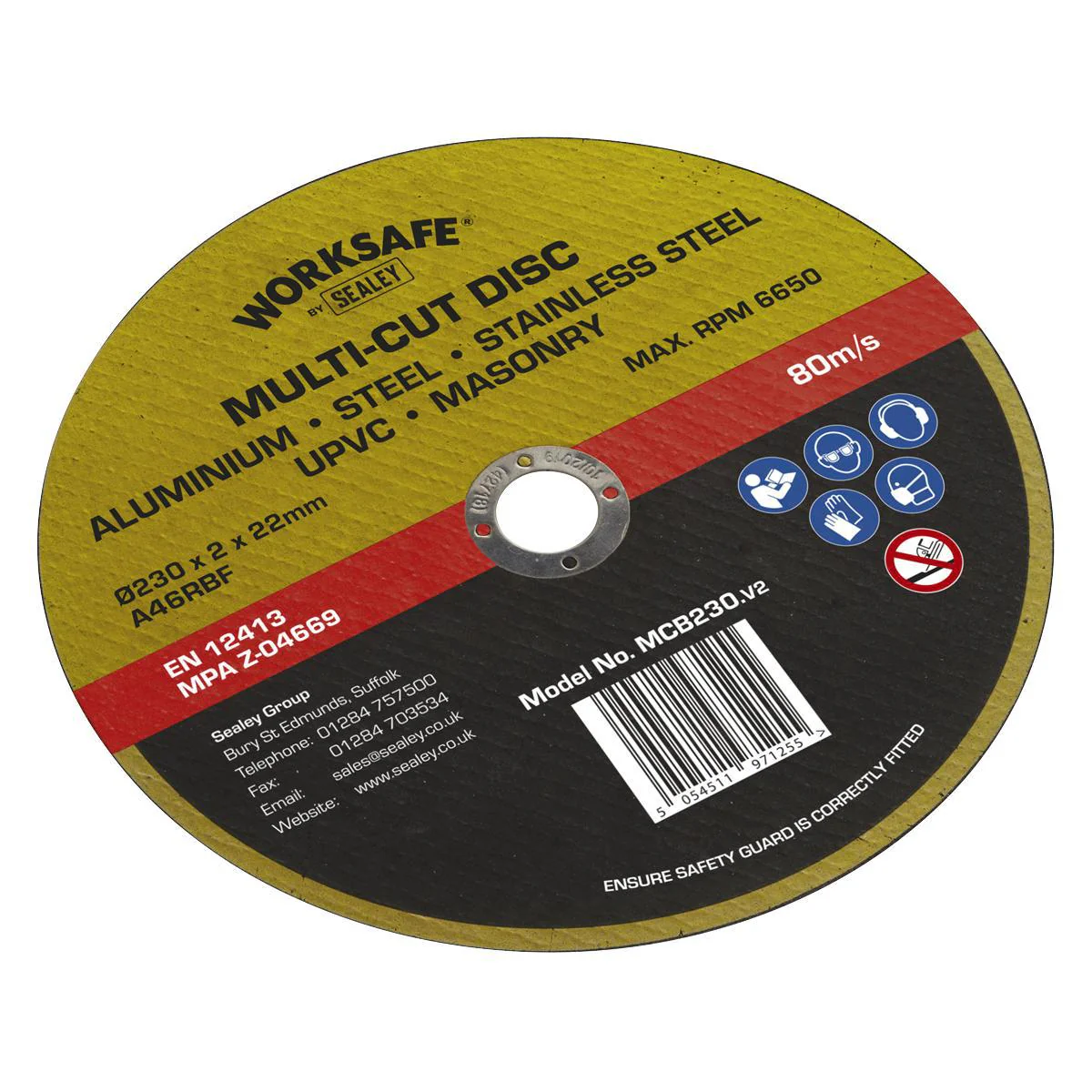 MULTI-CUT DISC - 230 X 2 X 22MM MCB230 - Chartway Building Supplies