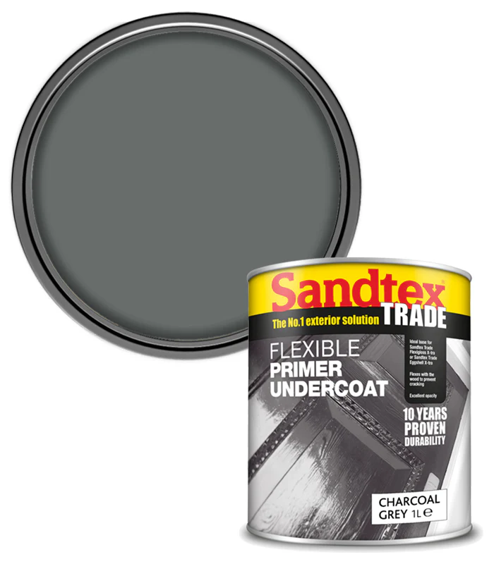 SANDTEX FLEX PRIMER UNDERCOAT 1L - CHARCOAL GREY - Chartway Building ...