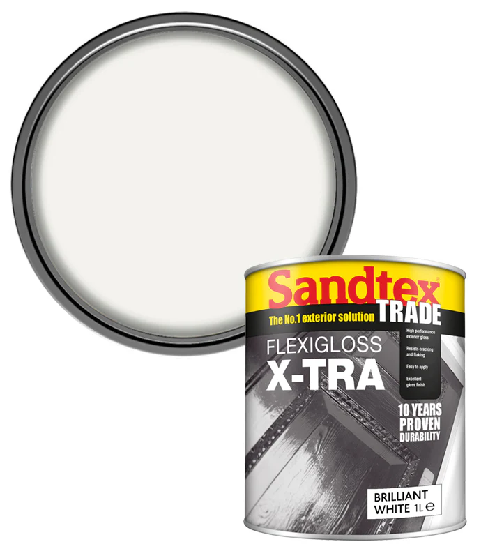 SANDTEX FLEXIGLOSS XTRA 1L - WHITE - Chartway Building Supplies