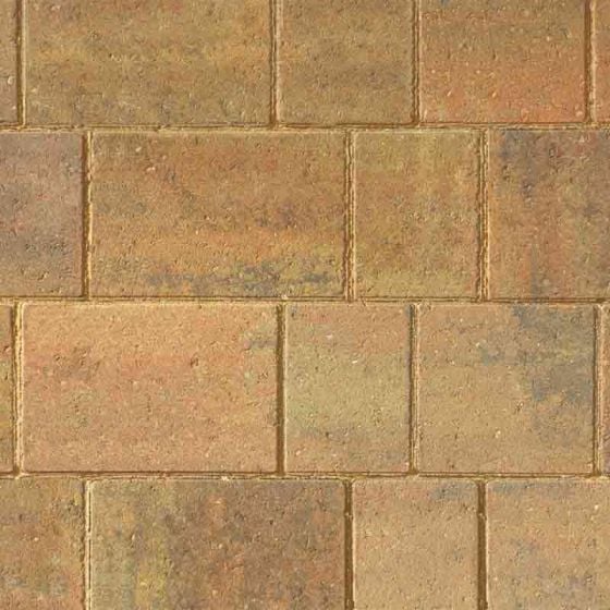 BRETT BETA TRIO PAVING 60mm - AUTUMN GOLD 8.94M2 PER PACK (PRICE PER ...