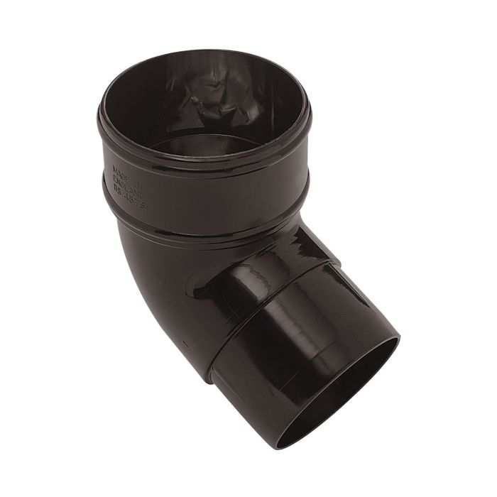 ROUND DOWNPIPE OFFSET BEND 68MM - 112.5° BLACK AB2BL - Chartway ...