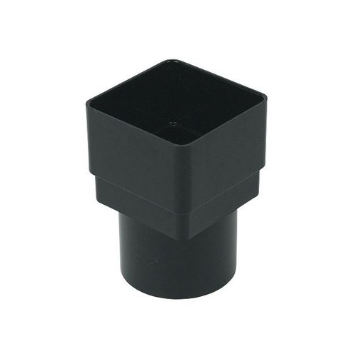 SQUARE TO ROUND DOWNPIPE ADAPTOR 65/68MM - BLACK ADS2BL - Chartway ...