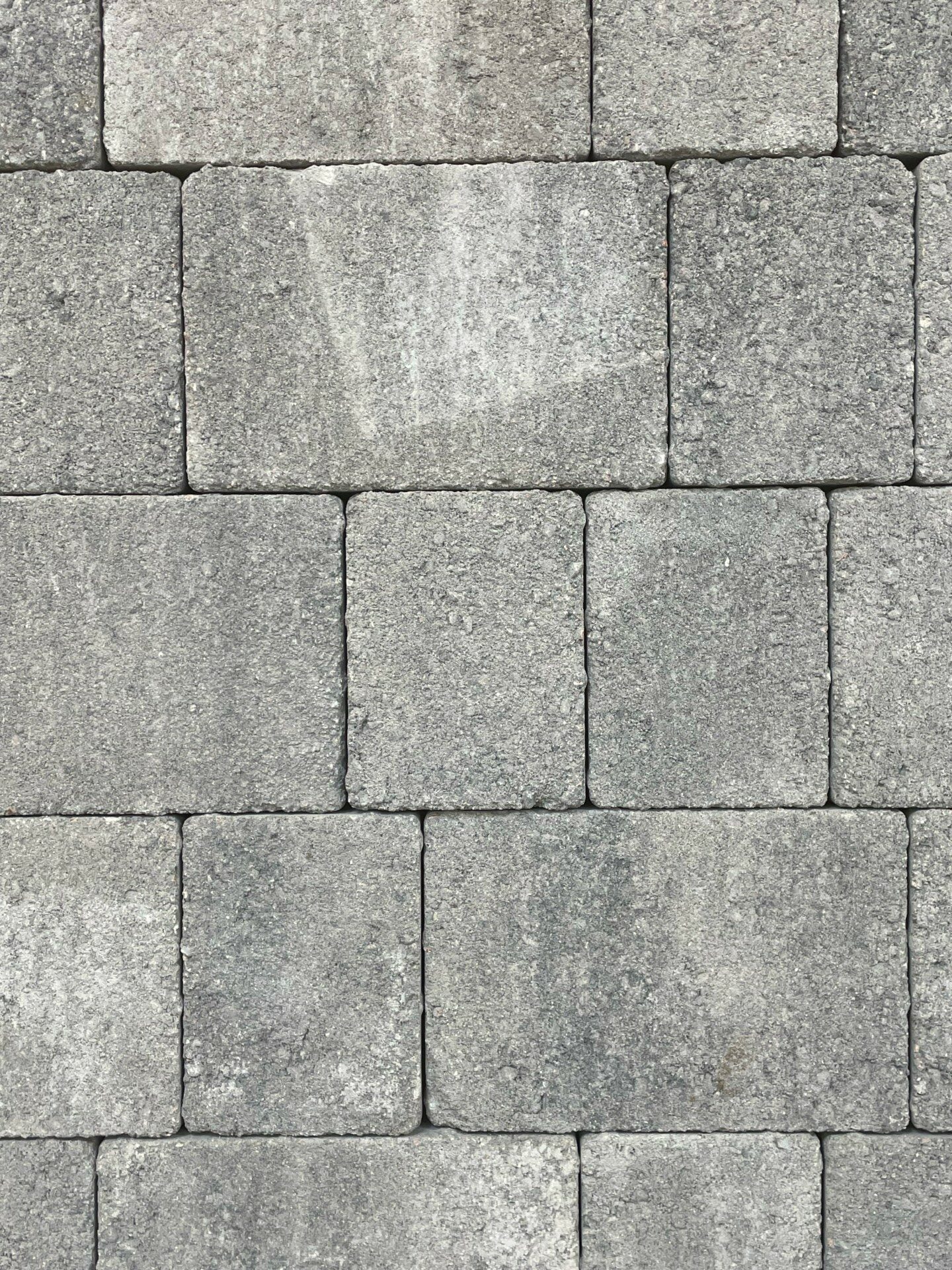 CASTACRETE SILVER GREY AGED EFFECT BLOCK PAVING 50mm - 3 SIZE MIXED ...