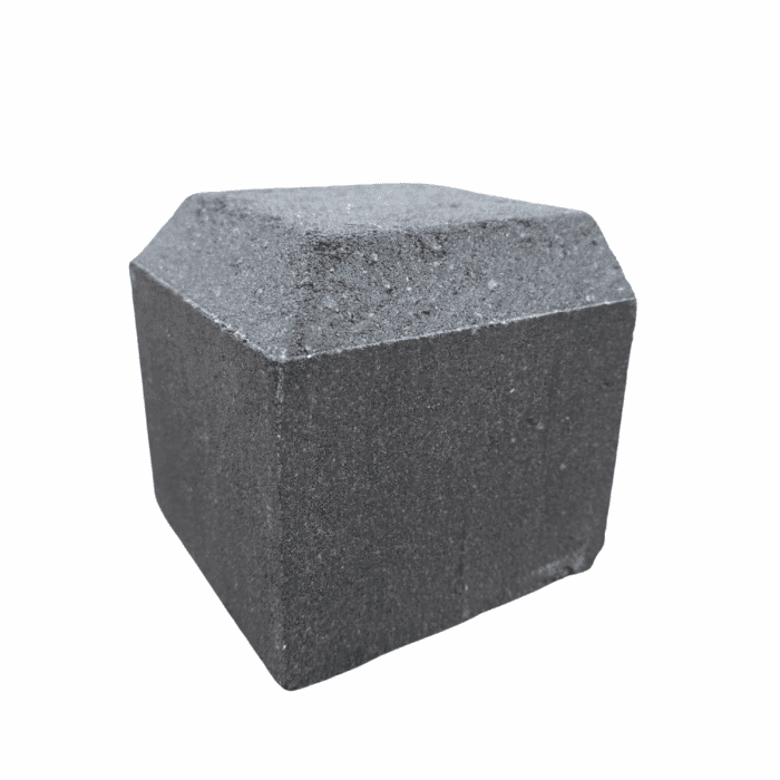CASTACRETE SMALL CHAMFERED EXTERNAL CORNER KERB CARBON BLACK - Chartway ...